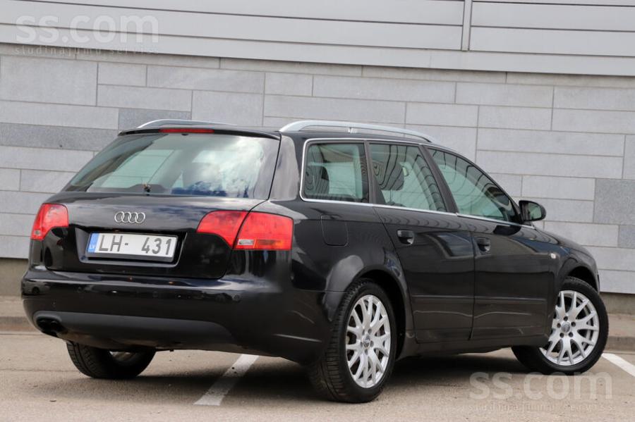 Black Audi A4 2008 in Tukums, with an engine capacity of 2.00 L and mileage of 0 thousand km for 2500 €, photo 4 on AUTOMOTO.COM.LV