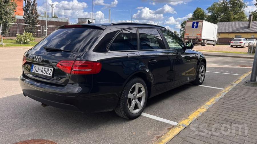 Black Audi A4 2008 in Cesis, with an engine capacity of 2.00 L and mileage of 310 thousand km for 5650 €, photo 4 on AUTOMOTO.COM.LV