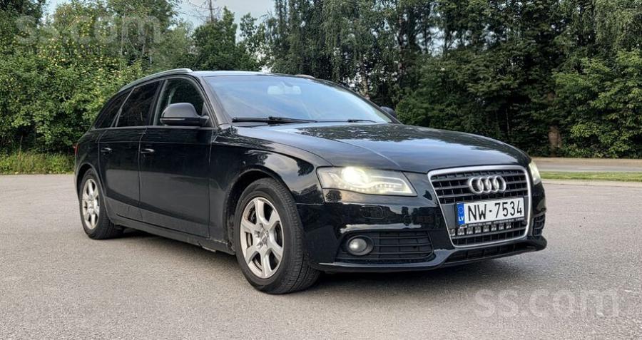 Melns Audi A4 2008 Ogre, ar dzinēja tilpumu 2.00 L un nobraukumu 329 tūkst. km par 3500 €, foto 1 vietnē AUTOMOTO.COM.LV