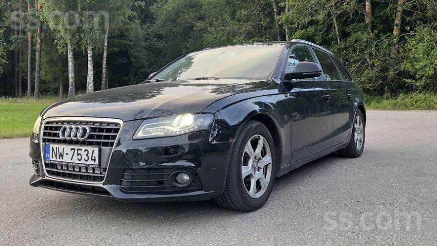 Melns Audi A4 2008 Ogre, ar dzinēja tilpumu 2.00 L un nobraukumu 329 tūkst. km par 3500 €, foto 4 vietnē AUTOMOTO.COM.LV