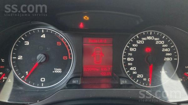 Black Audi A4 2008 in Ogre, with an engine capacity of 2.00 L and mileage of 329 thousand km for 3500 €, photo 6 on AUTOMOTO.COM.LV