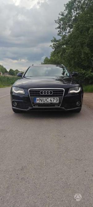 Melns Audi A4 2008 Panevēža, ar dzinēja tilpumu 1.97 L un nobraukumu 295 tūkst. km par 5300 €, foto  vietnē AUTOMOTO.COM.LV
