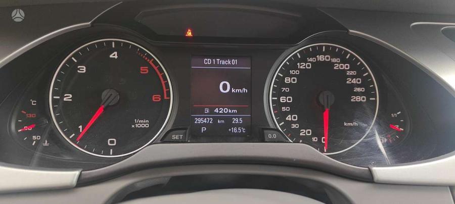 Черный Ауди А4 2008 в Паневежис, объемом двигателя 1.97 л и пробегом 295 тыс. км за 5300 €, фото 8 на AUTOMOTO.COM.LV