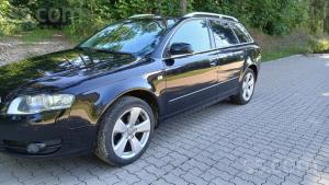 Melns Audi A4 2008 Ogre, ar dzinēja tilpumu 1.90 L un nobraukumu 299 tūkst. km par 3850 €, foto  vietnē AUTOMOTO.COM.LV