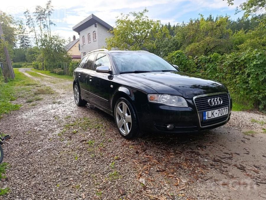 Черный Ауди А4 2008 в Рига, объемом двигателя 2.00 л и пробегом 312 тыс. км за 2900 €, фото 1 на AUTOMOTO.COM.LV