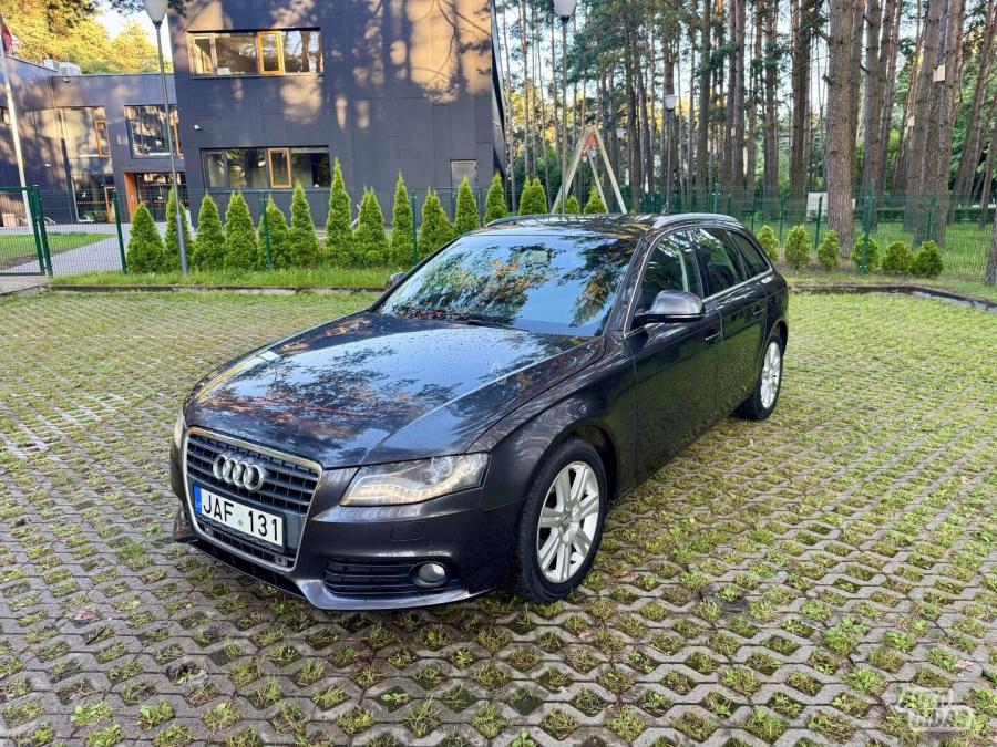 Черный Ауди А4 2008 в Каунас, объемом двигателя 2.00 л и пробегом 390 тыс. км за 3999 €, фото 1 на AUTOMOTO.COM.LV