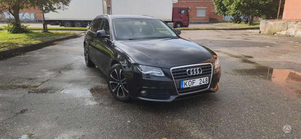 Melns Audi A4 2008 Šauļi, ar dzinēja tilpumu 2.00 L un nobraukumu 307 tūkst. km par 4888 €, foto 1 vietnē AUTOMOTO.COM.LV