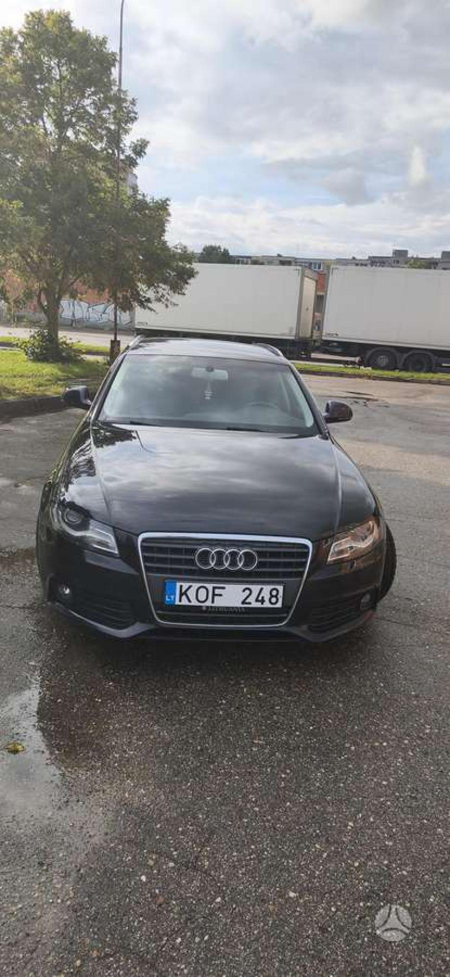 Melns Audi A4 2008 Šauļi, ar dzinēja tilpumu 2.00 L un nobraukumu 307 tūkst. km par 4888 €, foto 8 vietnē AUTOMOTO.COM.LV