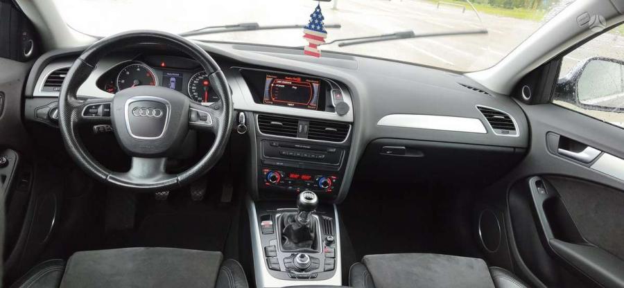 Melns Audi A4 2008 Šauļi, ar dzinēja tilpumu 2.00 L un nobraukumu 307 tūkst. km par 4888 €, foto 22 vietnē AUTOMOTO.COM.LV