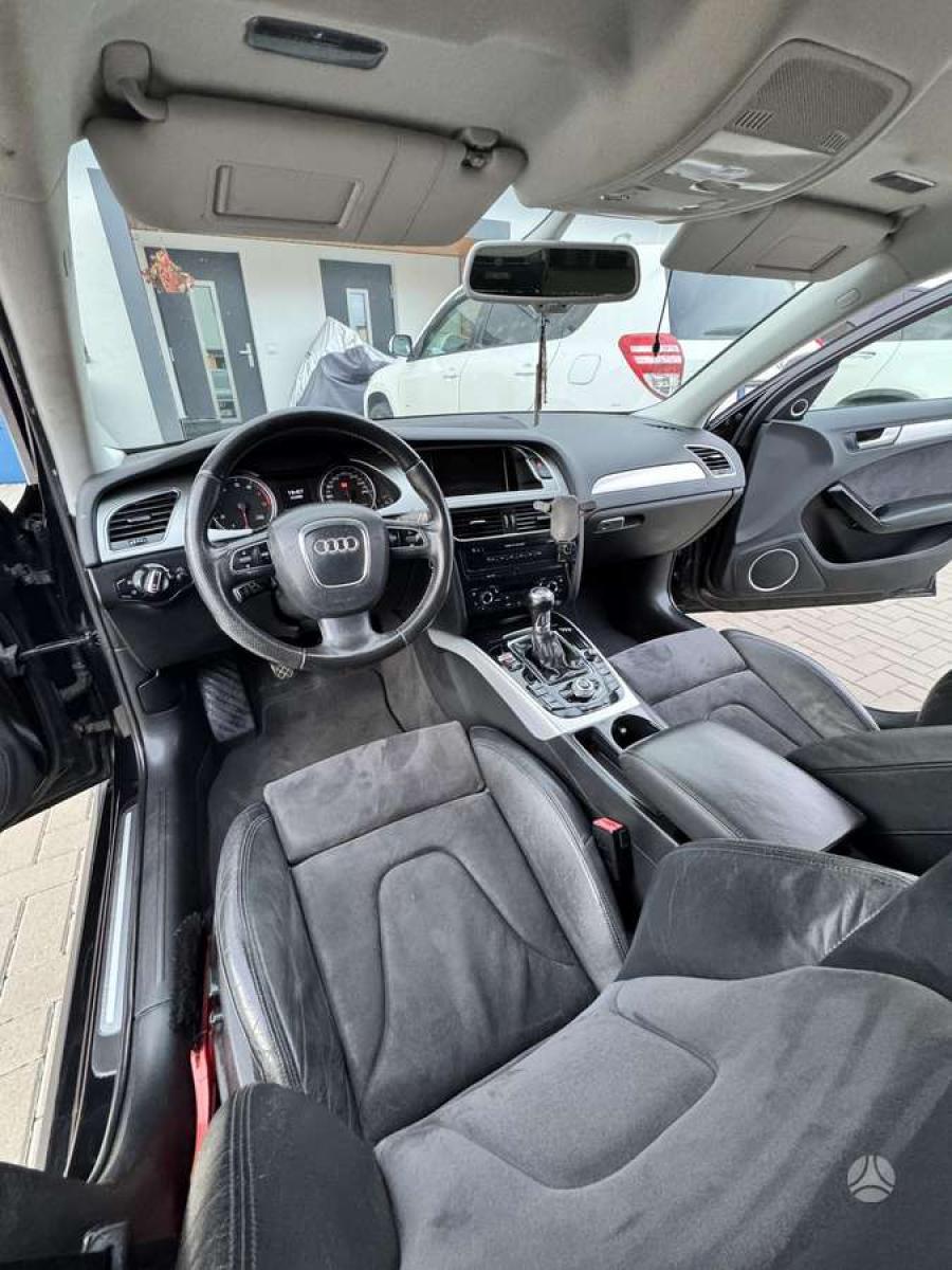 Black Audi A4 2008 in Kaunas, with an engine capacity of 1.80 L and mileage of 209 thousand km for 5200 €, photo 13 on AUTOMOTO.COM.LV