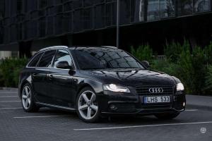 Black Audi A4 2008 in Vilnius, with an engine capacity of 1.97 L and mileage of 301 thousand km for 4500 €, photo 4 on AUTOMOTO.COM.LV