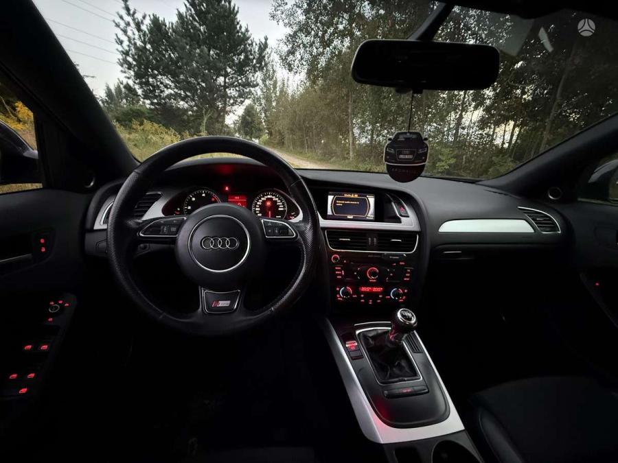 Black Audi A4 2008 in Vilnius, with an engine capacity of 1.97 L and mileage of 301 thousand km for 4500 €, photo 13 on AUTOMOTO.COM.LV