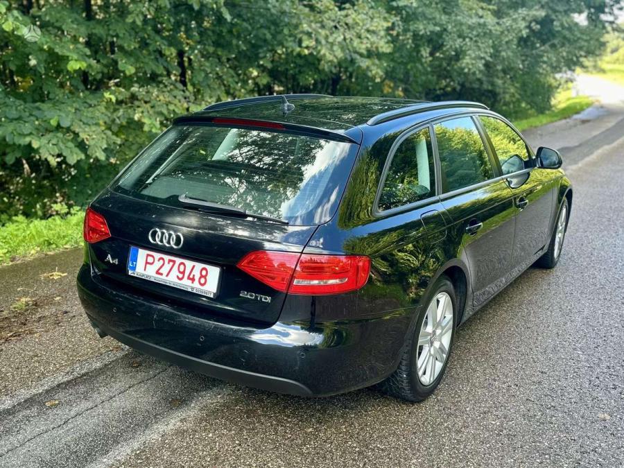 Black Audi A4 2008 in Kaunas, with an engine capacity of 1.97 L and mileage of 311 thousand km for 4850 €, photo 7 on AUTOMOTO.COM.LV