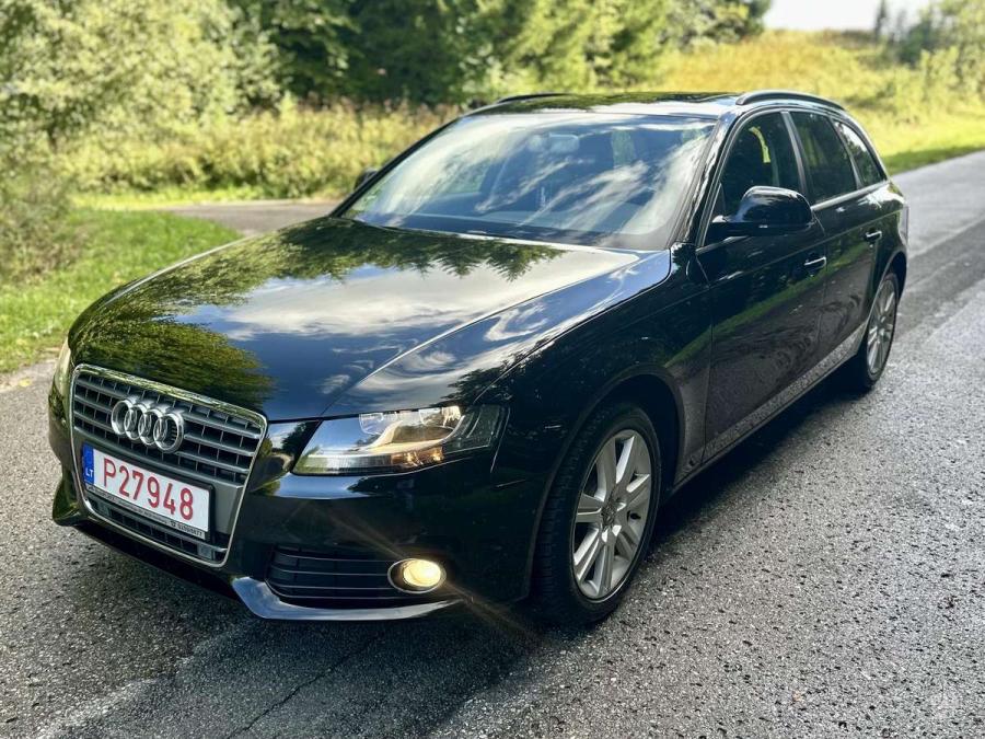 Black Audi A4 2008 in Kaunas, with an engine capacity of 1.97 L and mileage of 311 thousand km for 4850 €, photo 10 on AUTOMOTO.COM.LV