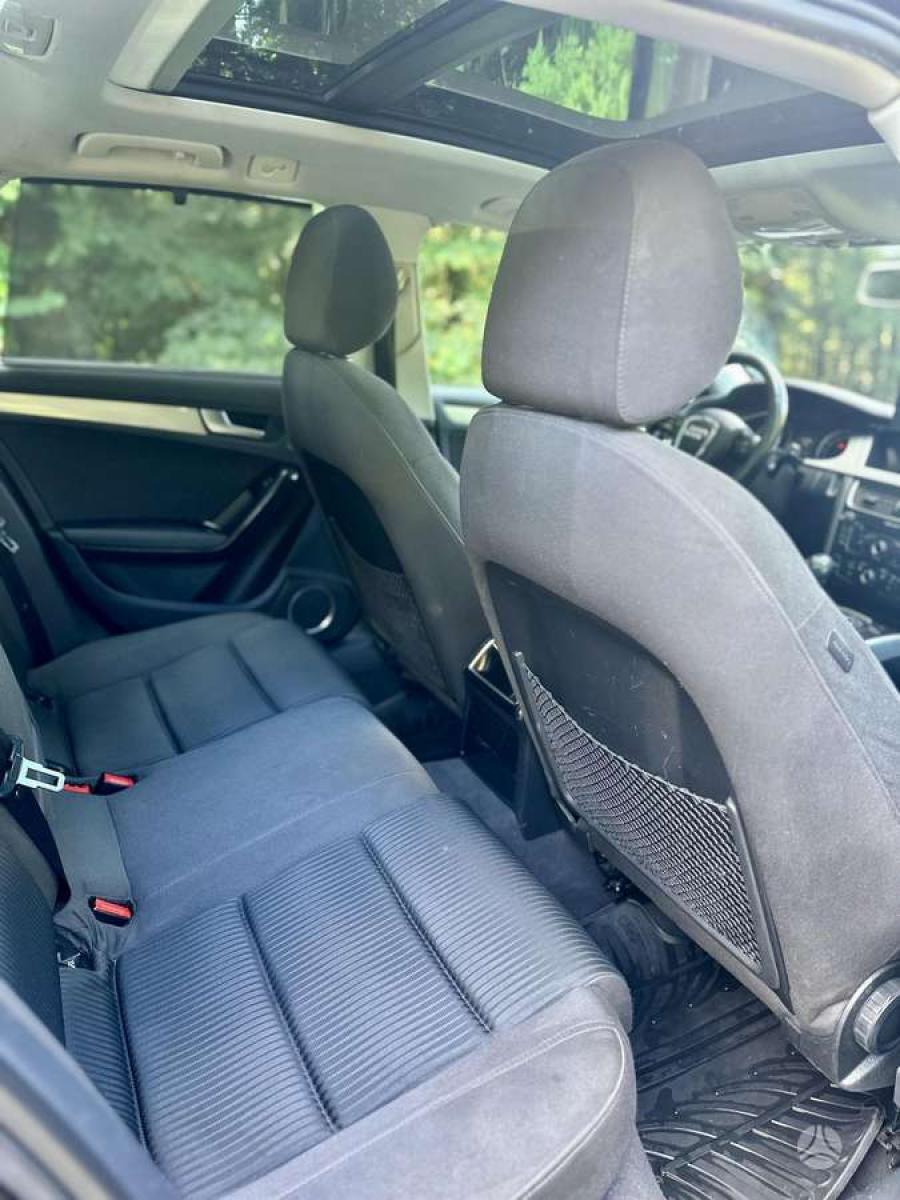 Black Audi A4 2008 in Kaunas, with an engine capacity of 1.97 L and mileage of 311 thousand km for 4850 €, photo 12 on AUTOMOTO.COM.LV