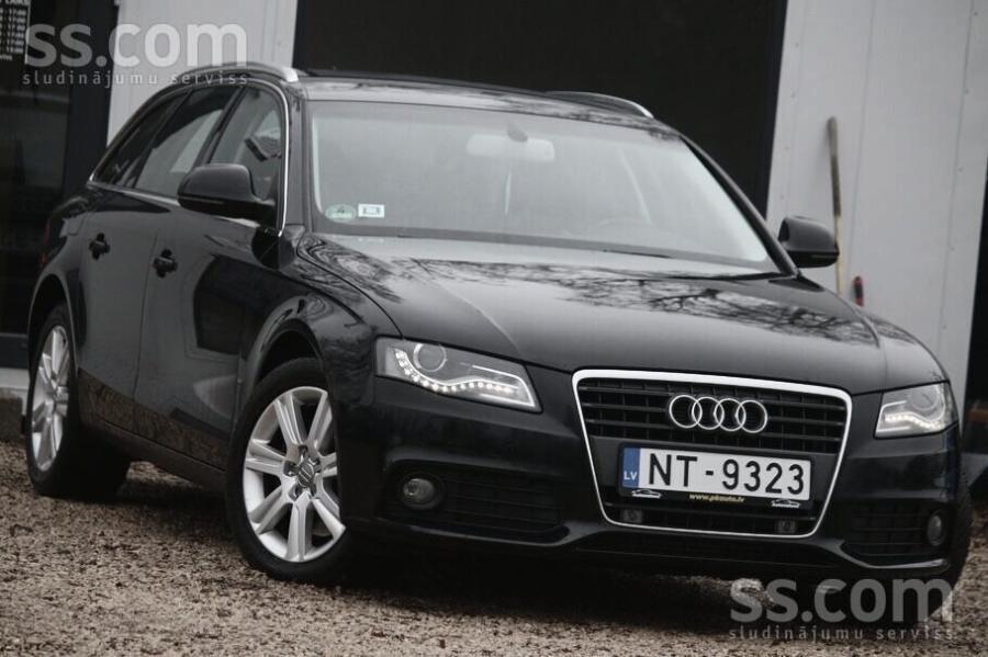 Black Audi A4 2008 in Riga, with an engine capacity of 2.70 L and mileage of 294 thousand km for 4440 €, photo 1 on AUTOMOTO.COM.LV