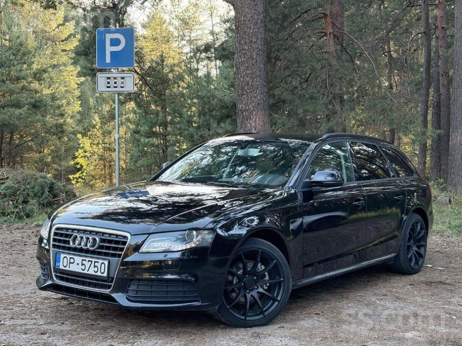 Melns Audi A4 2008 Daugavpils, ar dzinēja tilpumu 2.00 L un nobraukumu 0 tūkst. km par 4950 €, foto 4 vietnē AUTOMOTO.COM.LV