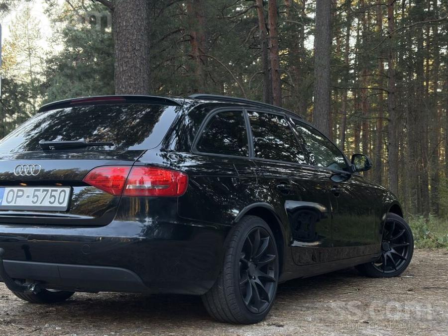 Melns Audi A4 2008 Daugavpils, ar dzinēja tilpumu 2.00 L un nobraukumu 0 tūkst. km par 4950 €, foto 8 vietnē AUTOMOTO.COM.LV