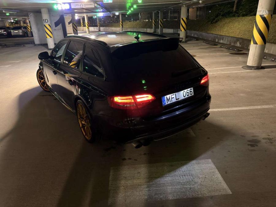 Black Audi A4 2008 in Vilnius, with an engine capacity of 1.98 L and mileage of 243 thousand km for 4000 €, photo 9 on AUTOMOTO.COM.LV