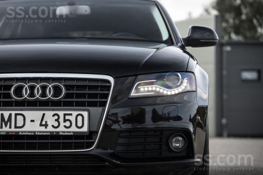 Melns Audi A4 2008 Tukums, ar dzinēja tilpumu 2.00 L un nobraukumu 267 tūkst. km par 5990 €, foto 11 vietnē AUTOMOTO.COM.LV