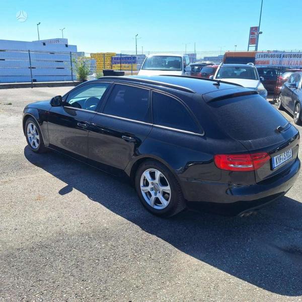 Black Audi A4 2008 in Marijampole, with an engine capacity of 1.97 L and mileage of 284 thousand km for 3800 €, photo 4 on AUTOMOTO.COM.LV