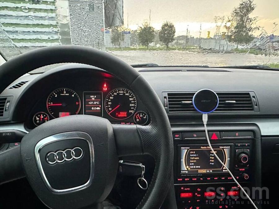 Черный Ауди А4 2008 в Прейли, объемом двигателя 1.90 л и пробегом 320 тыс. км за 3100 €, фото 11 на AUTOMOTO.COM.LV