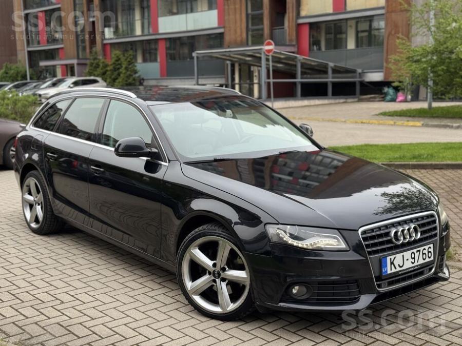 Melns Audi A4 2008 Rīga, ar dzinēja tilpumu 2.00 L un nobraukumu 391 tūkst. km par 3990 €, foto 1 vietnē AUTOMOTO.COM.LV