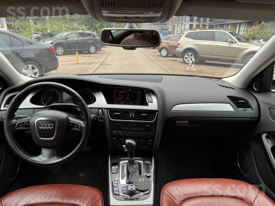 Melns Audi A4 2008 Rīga, ar dzinēja tilpumu 2.00 L un nobraukumu 391 tūkst. km par 3990 €, foto 7 vietnē AUTOMOTO.COM.LV
