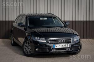 Black Audi A4 2008 in Talsi, with an engine capacity of 2.00 L and mileage of 331 thousand km for 3990 €, photo 1 on AUTOMOTO.COM.LV