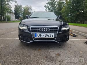 Black Audi A4 2008 in Daugavpils, with an engine capacity of 2.70 L and mileage of 394 thousand km for 5800 €, photo  on AUTOMOTO.COM.LV