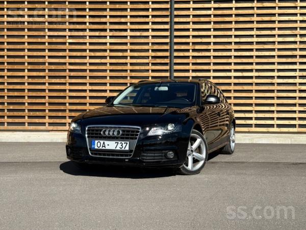 Melns Audi A4 2008 Valmiera, ar dzinēja tilpumu 2.00 L un nobraukumu 354 tūkst. km par 3950 €, foto 1 vietnē AUTOMOTO.COM.LV