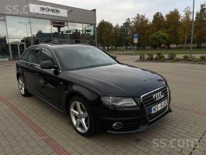 Melns Audi A4 2008 Rīga, ar dzinēja tilpumu 2.00 L un nobraukumu 305 tūkst. km par 4800 €, foto  vietnē AUTOMOTO.COM.LV