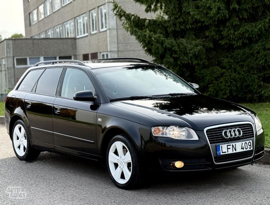 Melns Audi A4 2008 Kauņa, ar dzinēja tilpumu 2.00 L un nobraukumu 299 tūkst. km par 3000 €, foto 1 vietnē AUTOMOTO.COM.LV