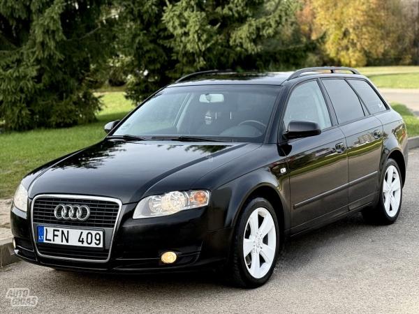 Audi A4 2008 in Kaunas on AUTOMOTO.COM.LV Black Audi A4 2008 in Kaunas, with an engine capacity of 2.00 L and mileage of 299 thousand km for 3000 €, photo 3 on AUTOMOTO.COM.LV