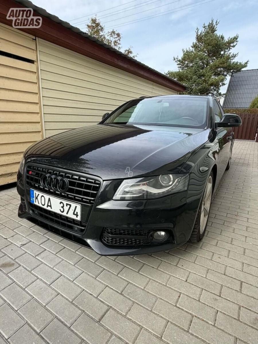 Melns Audi A4 2008 Panevēža, ar dzinēja tilpumu 2.00 L un nobraukumu 311 tūkst. km par 3850 €, foto 4 vietnē AUTOMOTO.COM.LV