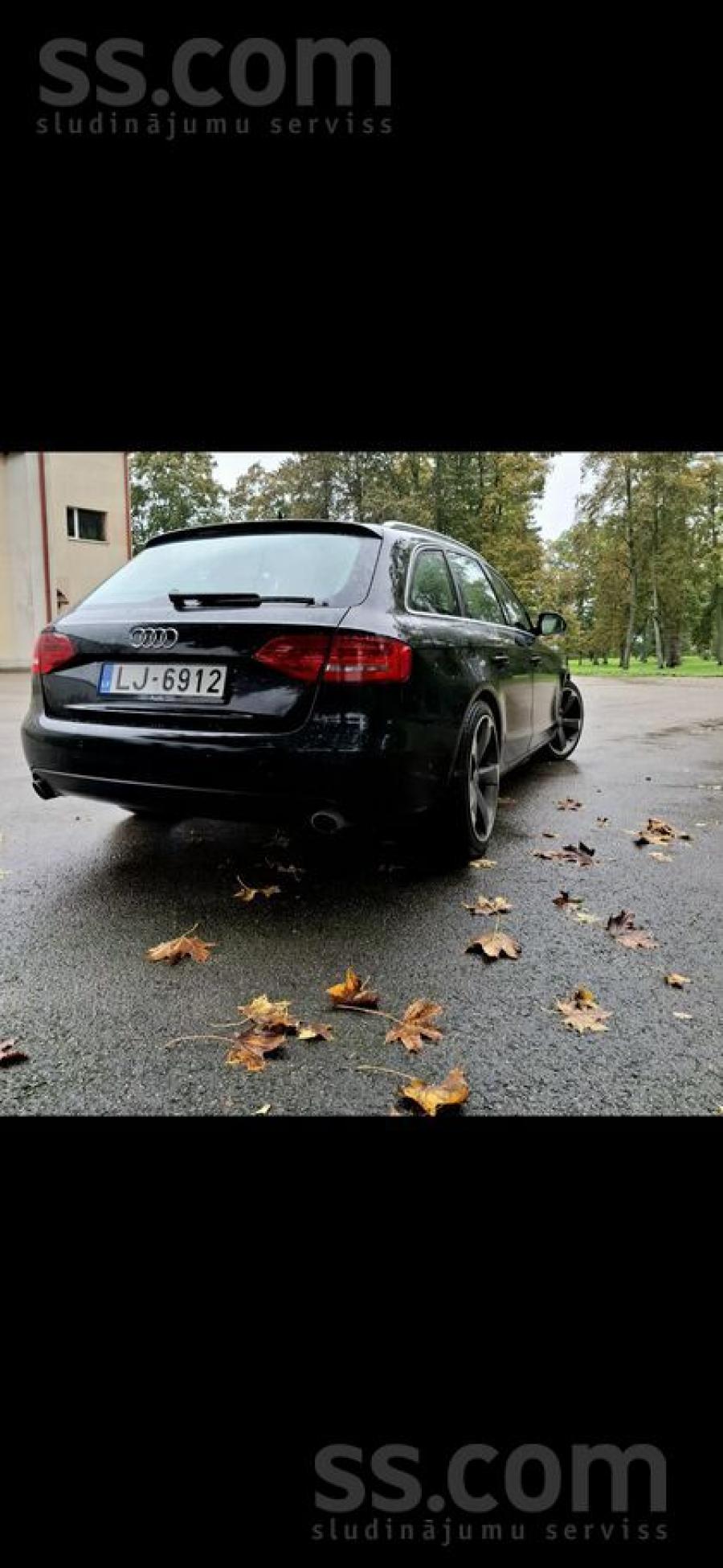 Melns Audi A4 2008 Krāslava, ar dzinēja tilpumu 3.00 L un nobraukumu 323 tūkst. km par 5500 €, foto 5 vietnē AUTOMOTO.COM.LV