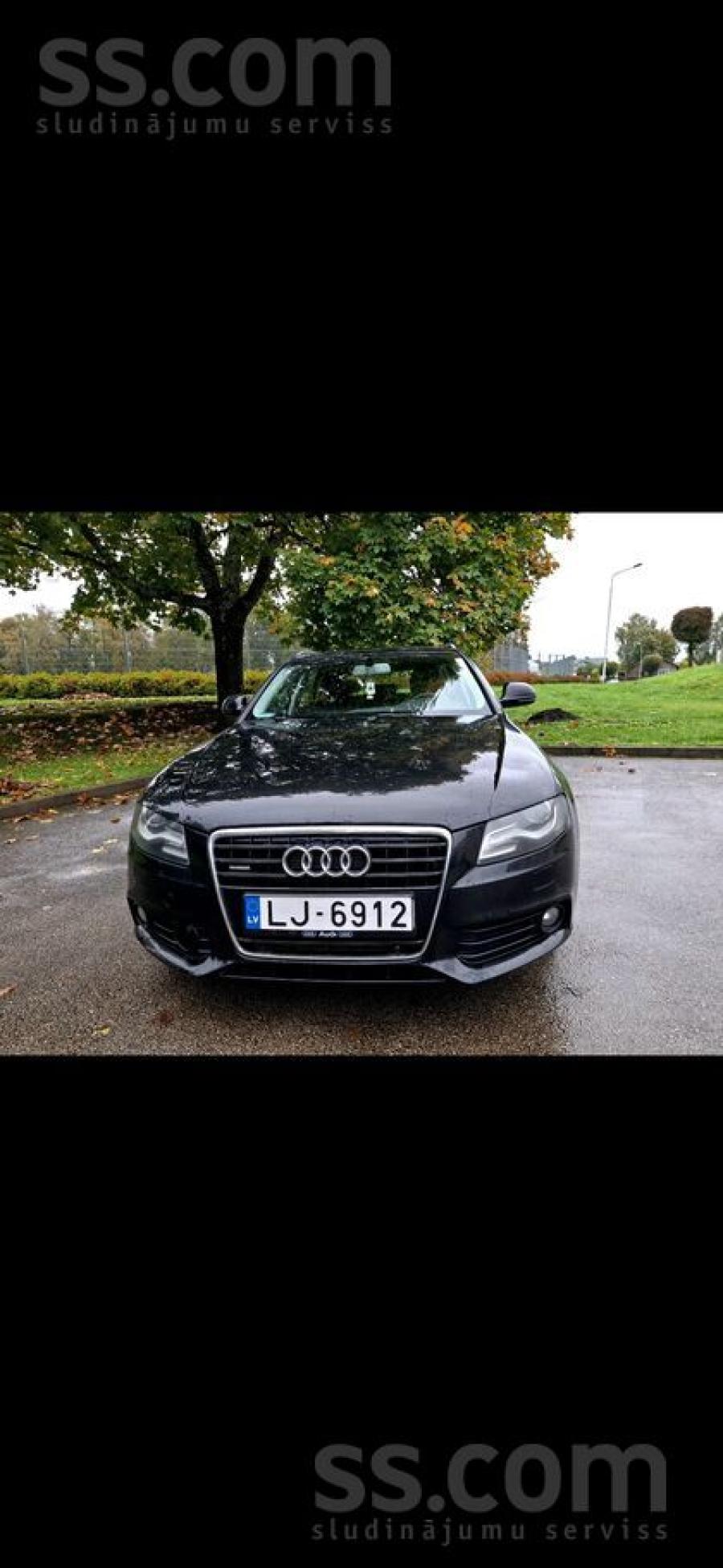 Melns Audi A4 2008 Krāslava, ar dzinēja tilpumu 3.00 L un nobraukumu 323 tūkst. km par 5500 €, foto 9 vietnē AUTOMOTO.COM.LV