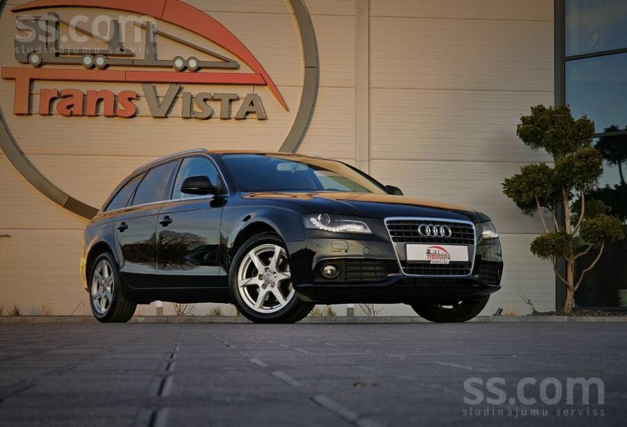 Black Audi A4 2009 in Vilnius, with an engine capacity of 2.00 L and mileage of 226 thousand km for 6800 €, photo 2 on AUTOMOTO.COM.LV