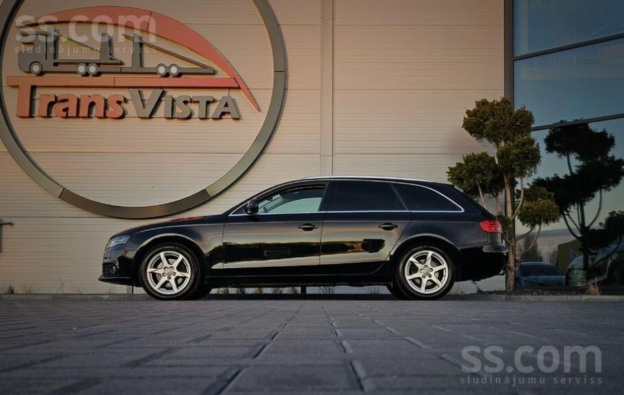Black Audi A4 2009 in Vilnius, with an engine capacity of 2.00 L and mileage of 226 thousand km for 6800 €, photo 4 on AUTOMOTO.COM.LV