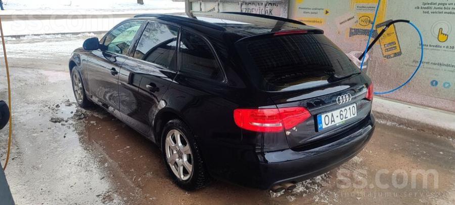 Melns Audi A4 2009 Cēsis, ar dzinēja tilpumu 2.00 L un nobraukumu 335 tūkst. km par 6800 €, foto 6 vietnē AUTOMOTO.COM.LV