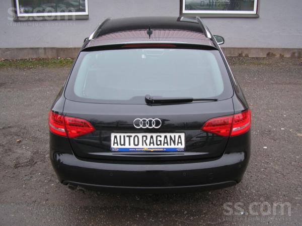 Black Audi A4 2009 in Riga, with an engine capacity of 2.00 L and mileage of 0 thousand km for 7350 €, photo 6 on AUTOMOTO.COM.LV