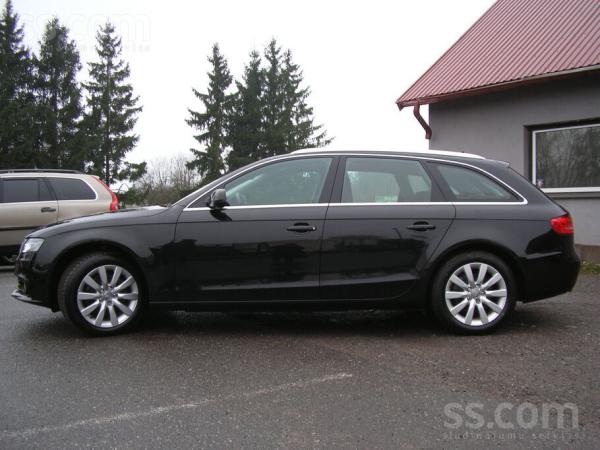 Black Audi A4 2009 in Riga, with an engine capacity of 2.00 L and mileage of 0 thousand km for 7350 €, photo 8 on AUTOMOTO.COM.LV