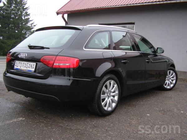 Black Audi A4 2009 in Riga, with an engine capacity of 2.00 L and mileage of 0 thousand km for 7350 €, photo 10 on AUTOMOTO.COM.LV