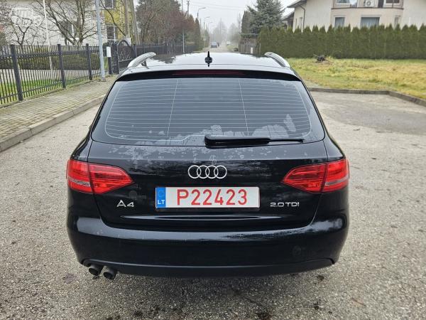 Black Audi A4 2009 in Sirvintos, with an engine capacity of 2.00 L and mileage of 287 thousand km for 4499 €, photo 5 on AUTOMOTO.COM.LV