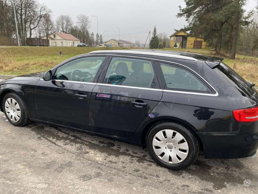 Black Audi A4 2009 in Utena, with an engine capacity of 1.80 L and mileage of 275 thousand km for 2550 €, photo 10 on AUTOMOTO.COM.LV