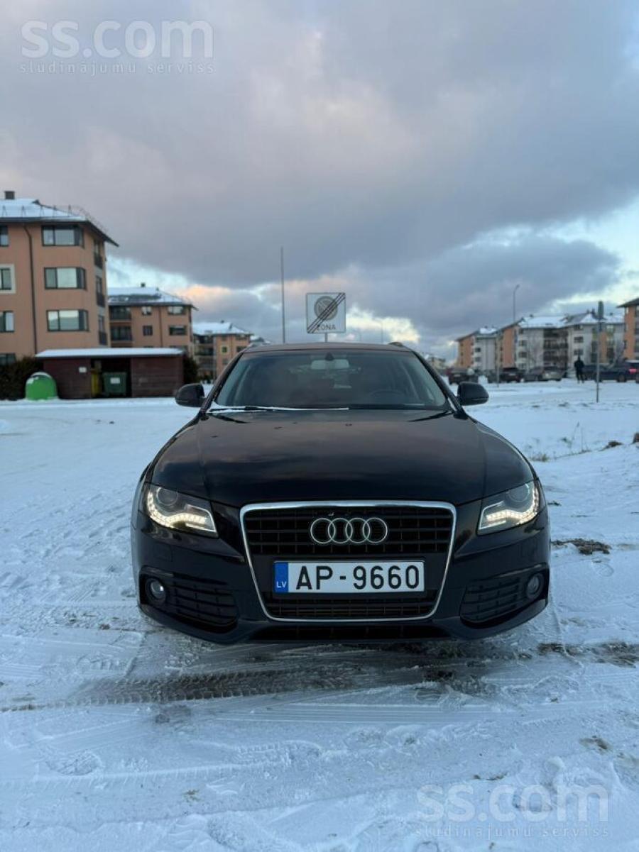 Black Audi A4 2009 in Riga, with an engine capacity of 2.70 L and mileage of 344 thousand km for 5450 €, photo 1 on AUTOMOTO.COM.LV