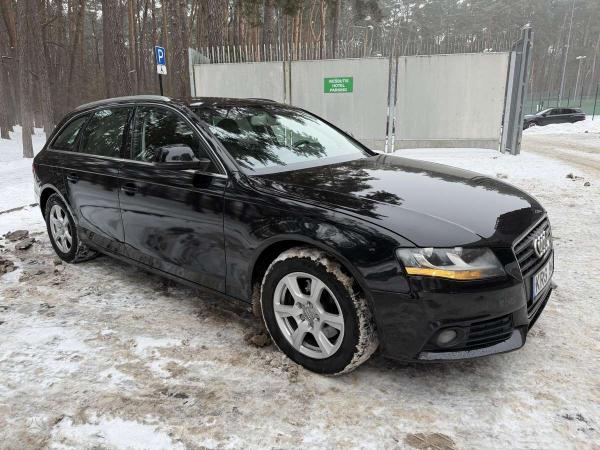 Black Audi A4 2009 in Alytus, with an engine capacity of 1.99 L and mileage of 337 thousand km for 5150 €, photo 6 on AUTOMOTO.COM.LV