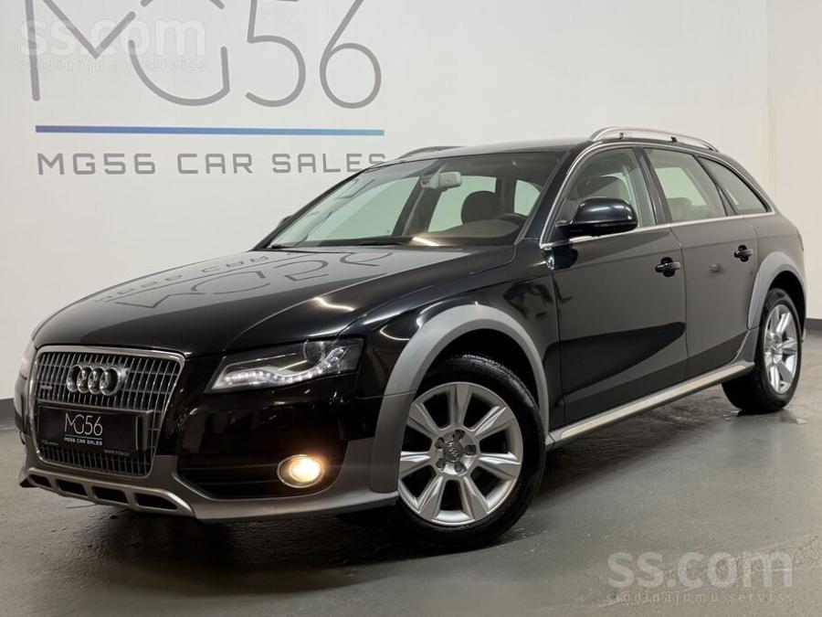 Black Audi A4 2009 in Riga, with an engine capacity of 2.00 L and mileage of 199 thousand km for 8650 €, photo 1 on AUTOMOTO.COM.LV