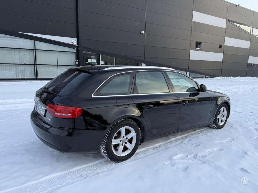 Black Audi A4 2009 in Kupiskis, with an engine capacity of 1.97 L and mileage of 258 thousand km for 5400 €, photo 8 on AUTOMOTO.COM.LV