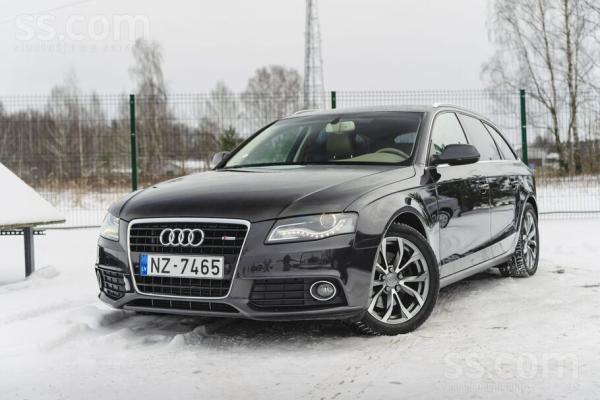 Melns Audi A4 2009 Rīga, ar dzinēja tilpumu 2.00 L un nobraukumu 361 tūkst. km par 5890 €, foto 1 vietnē AUTOMOTO.COM.LV